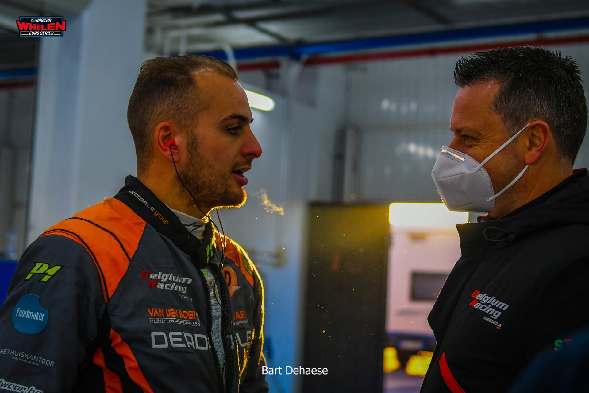 Dylan Derdaele en Marc Goossens tevreden na NASCAR-seizoensfinale in Valencia • RallyandRaces.com