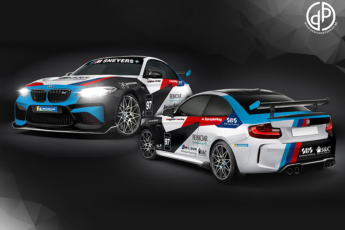 Joeri Janssens en Steven Brams in BMW M2 CS Racing Cup Benelux