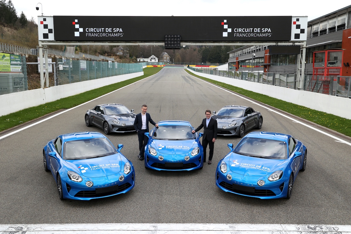 Spa-Francorchamps kiest Alpine voor zijn circuitdopen