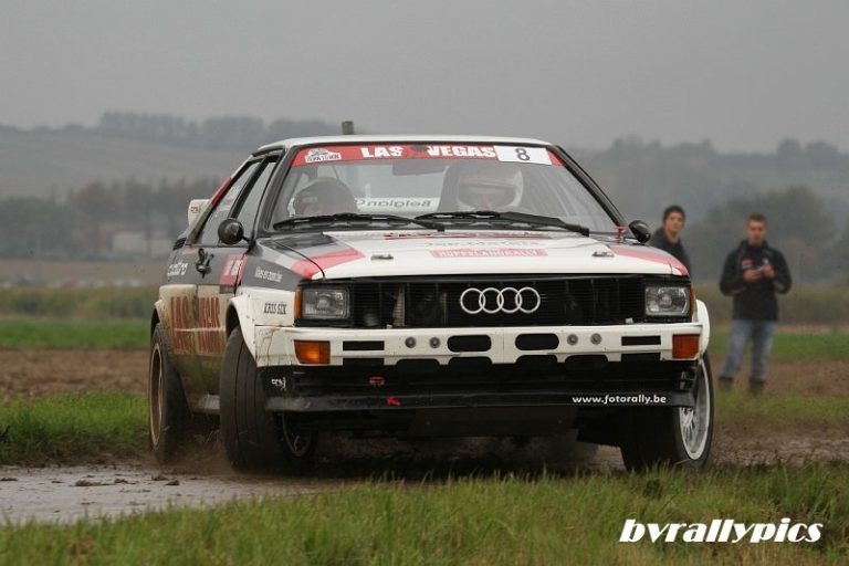 Marc Duez met Audi Quattro groep 4 in Ardenne Rally Festival ...